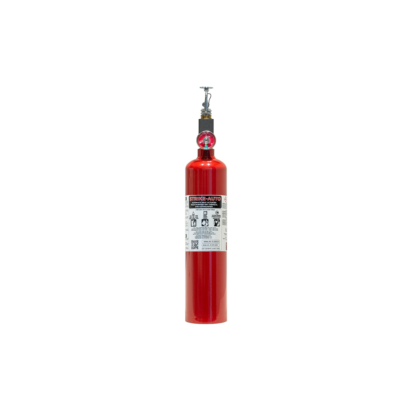Strike First 2.5lb (ABC) Automatic Heat Actuated Vertical Fire Extingu ...