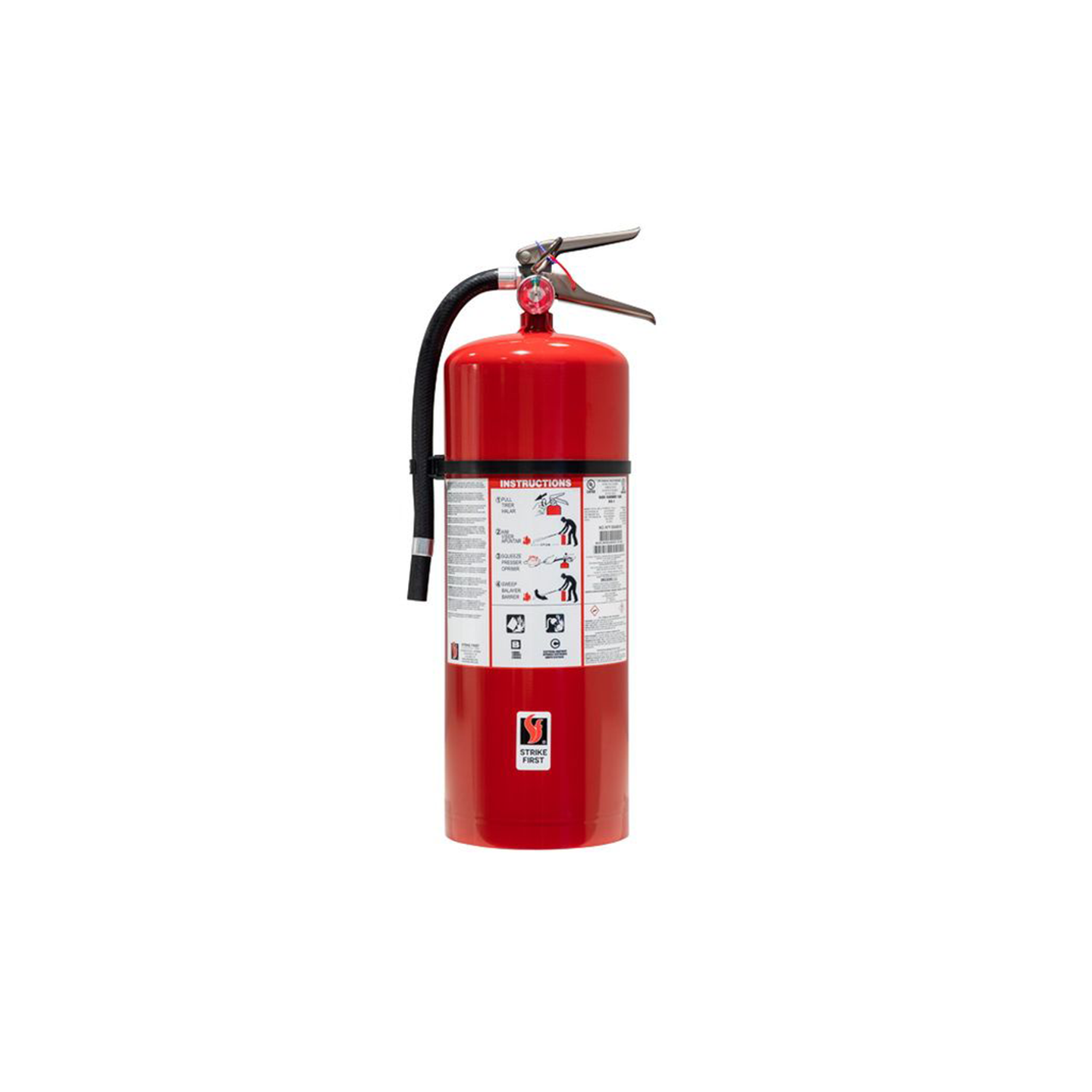 Strike First 20lb Standard Dry Chemical (BC) 80BC Fire Extinguisher Co ...